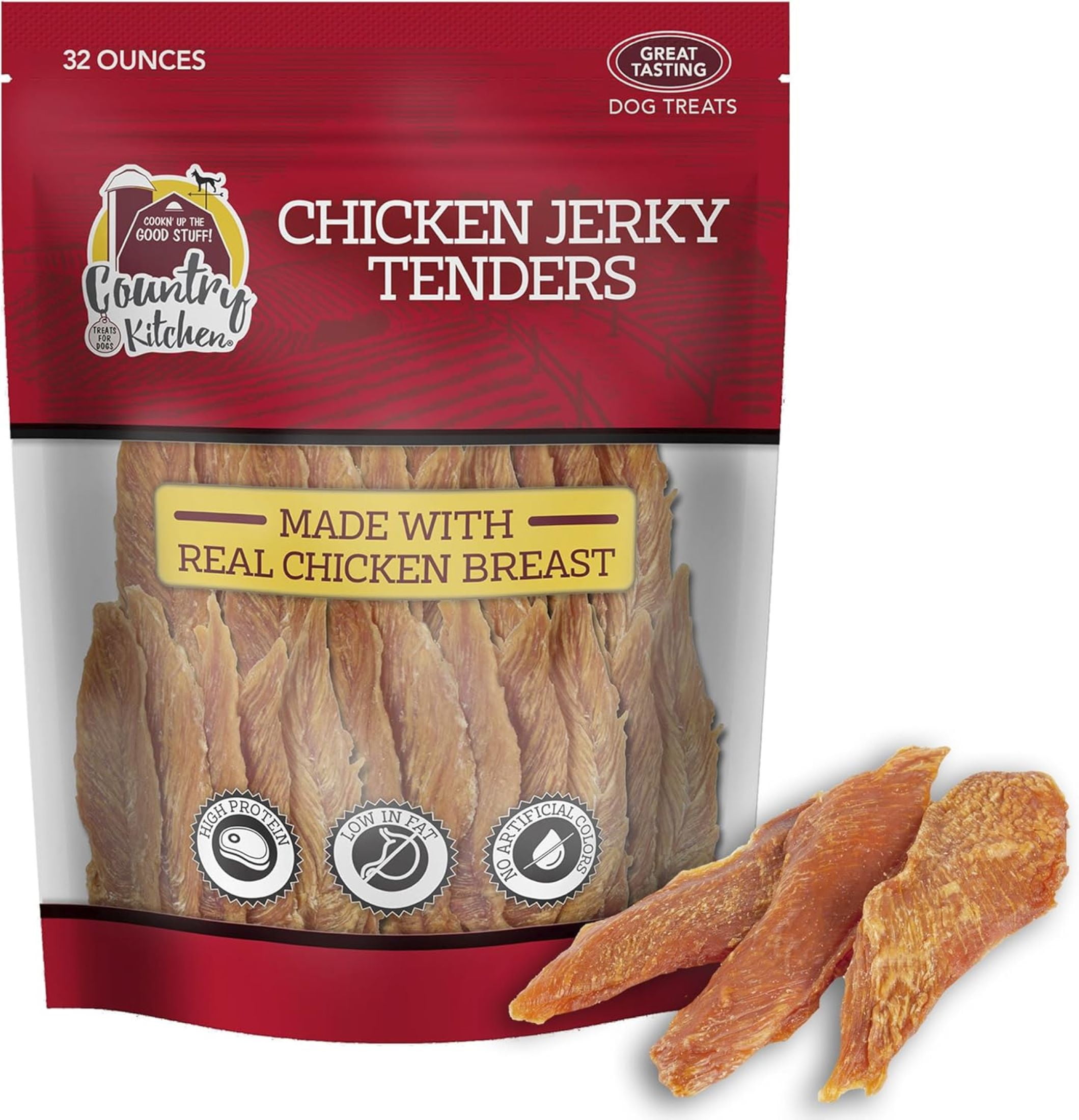 Country Kitchen Chicken Jerky 32oz - Walmart.com