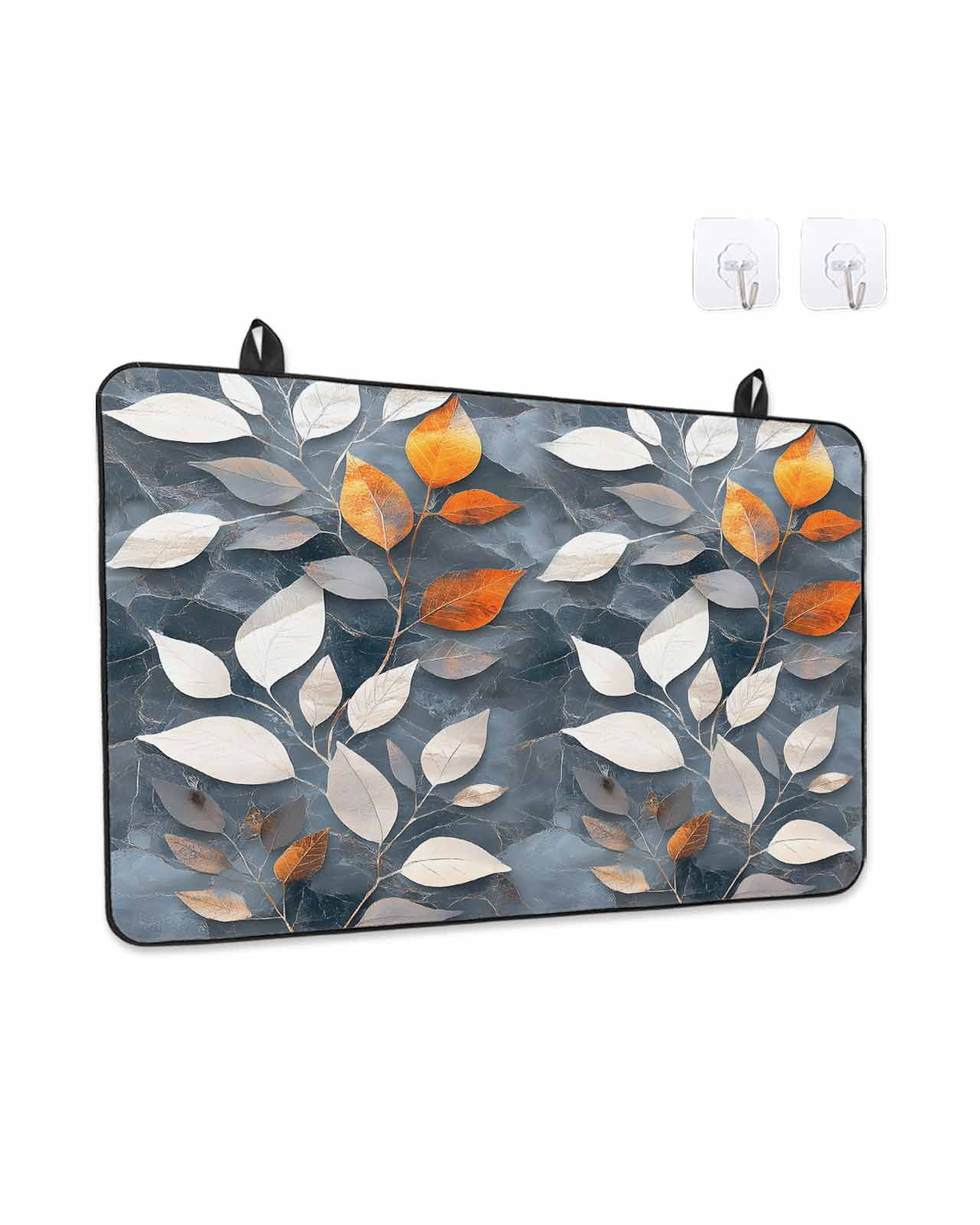 Country Leaves Stove Top Covers for Electric Stove, Kitchen Glass ...