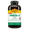 Country Life Omega-3 1,000 mg 300 Sgels - Walmart.com