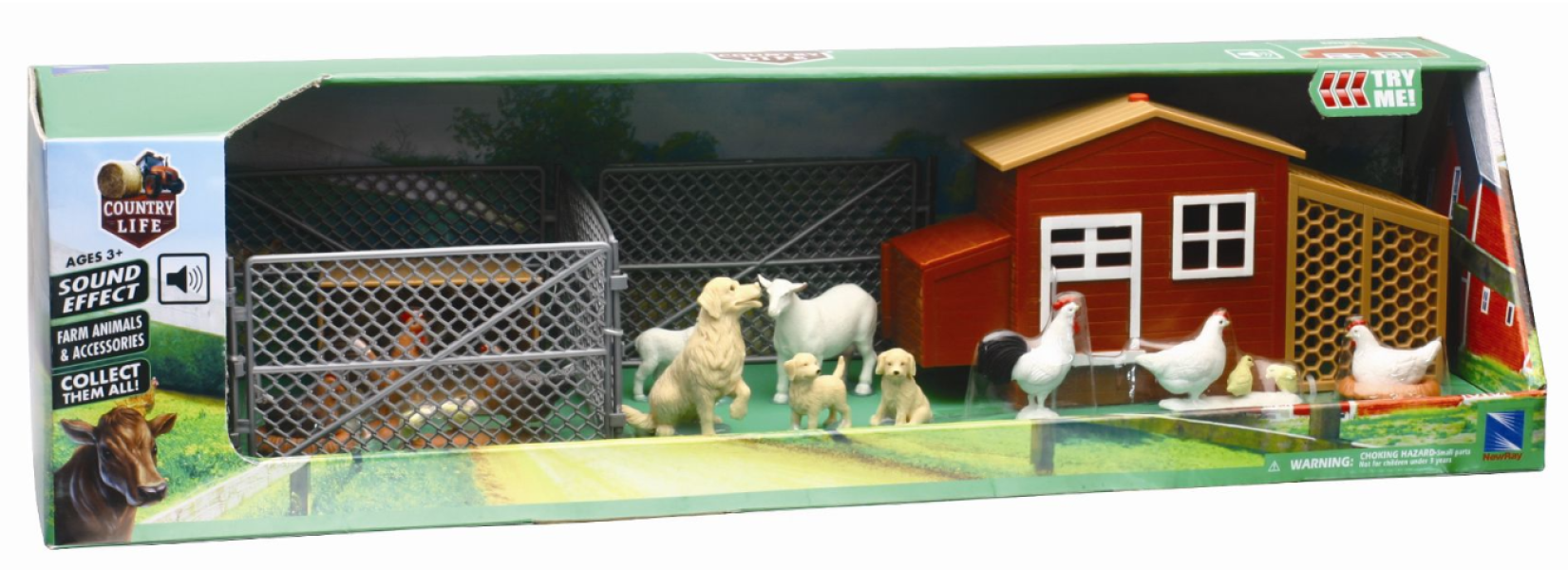 Country Life SS-05126 Chick Coop Playset with Sound Effect - Walmart.com