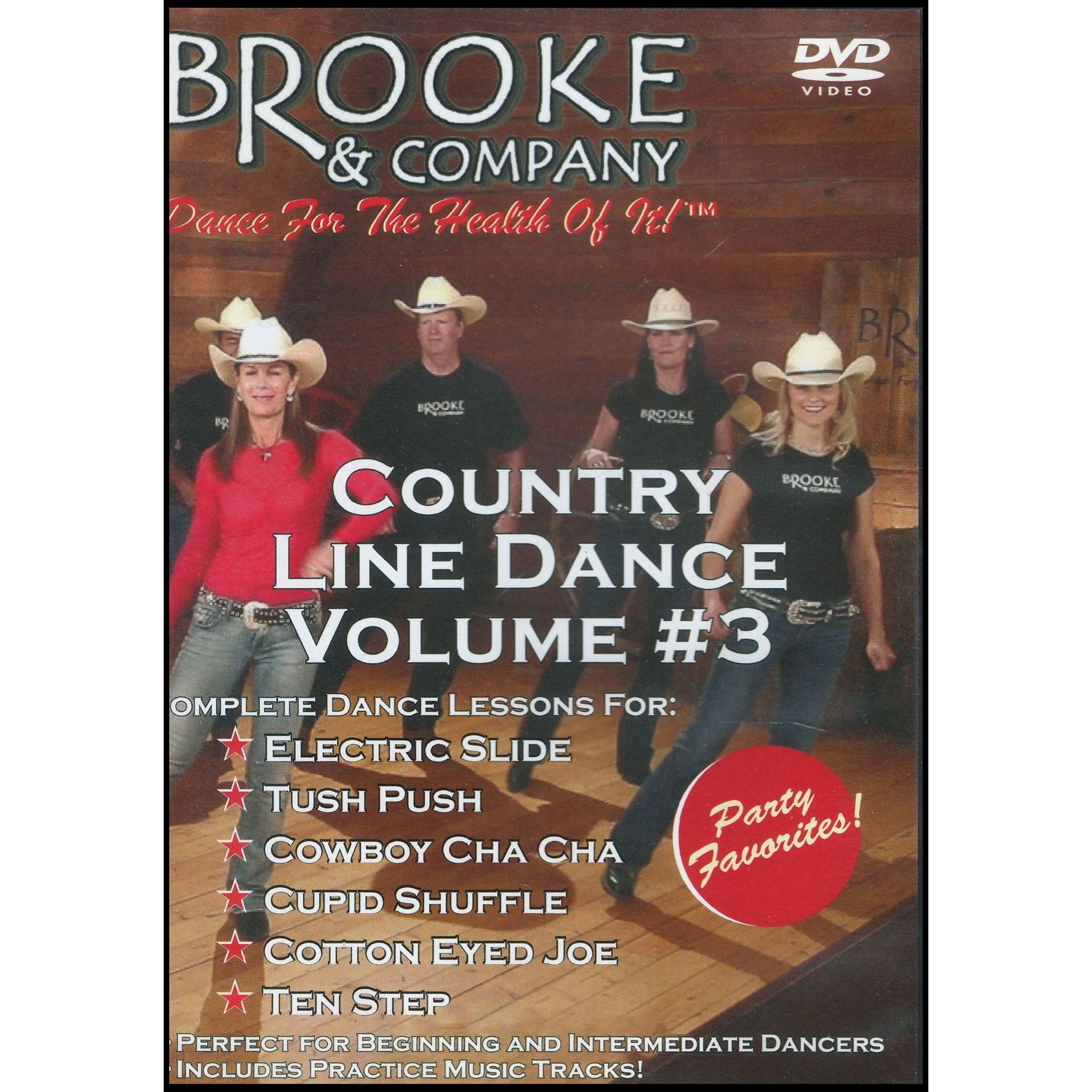 Country Line Dance Lessons DVD Volume #3 - Party Favorites by Brooke ...