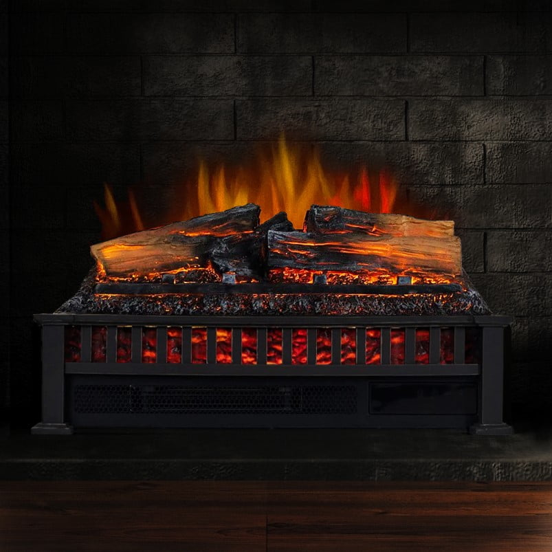 Country Living 27 inch Electric Log Set | 1000 Sq Ft Heater - Log ...
