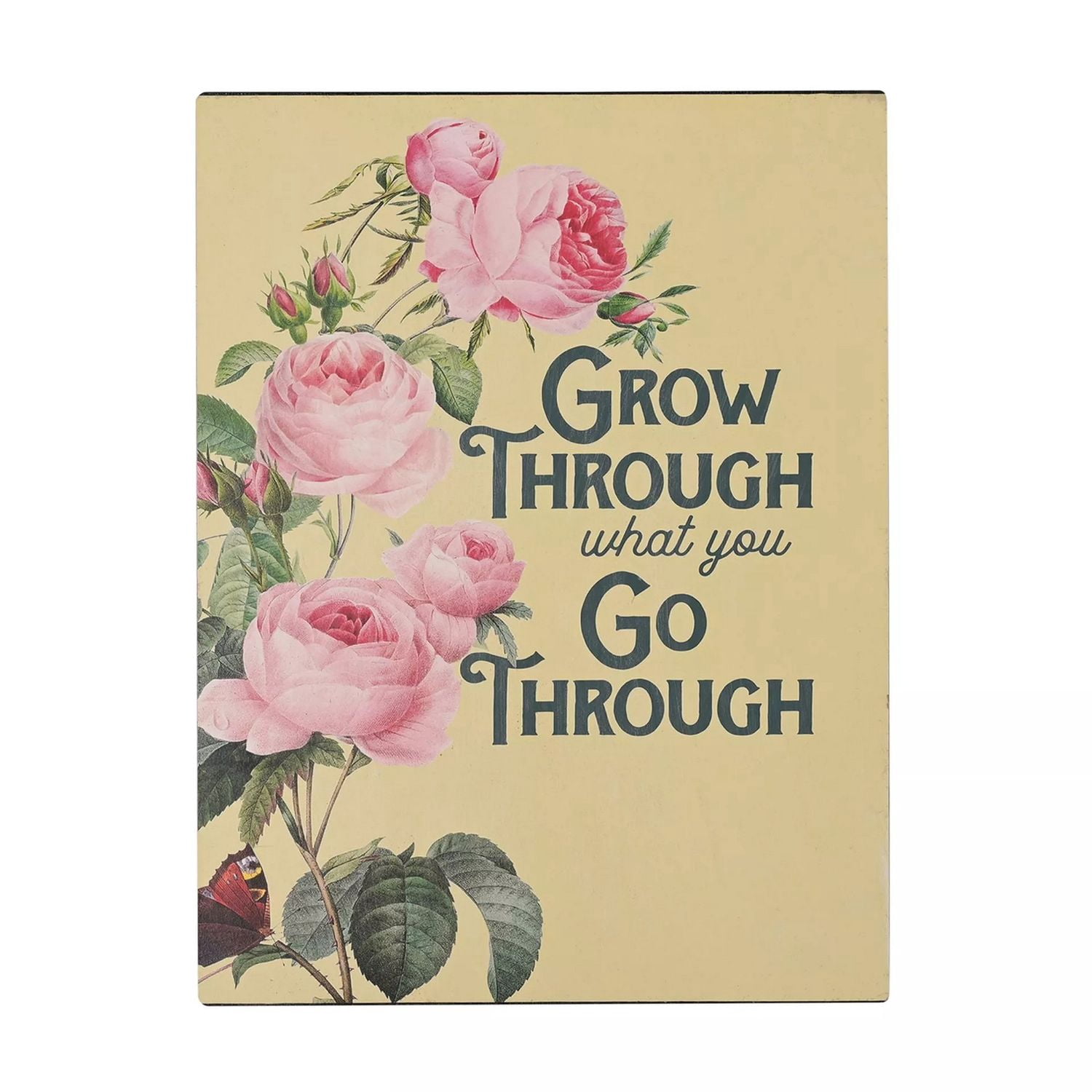 Country Living Grow Through What You Go Through Plaque - Walmart.com