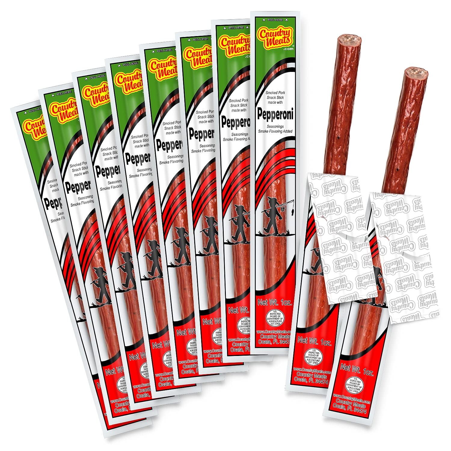 Country Meats, Meat Sticks, AKF18 0 Trans Fat, USDA Certified, Good ...