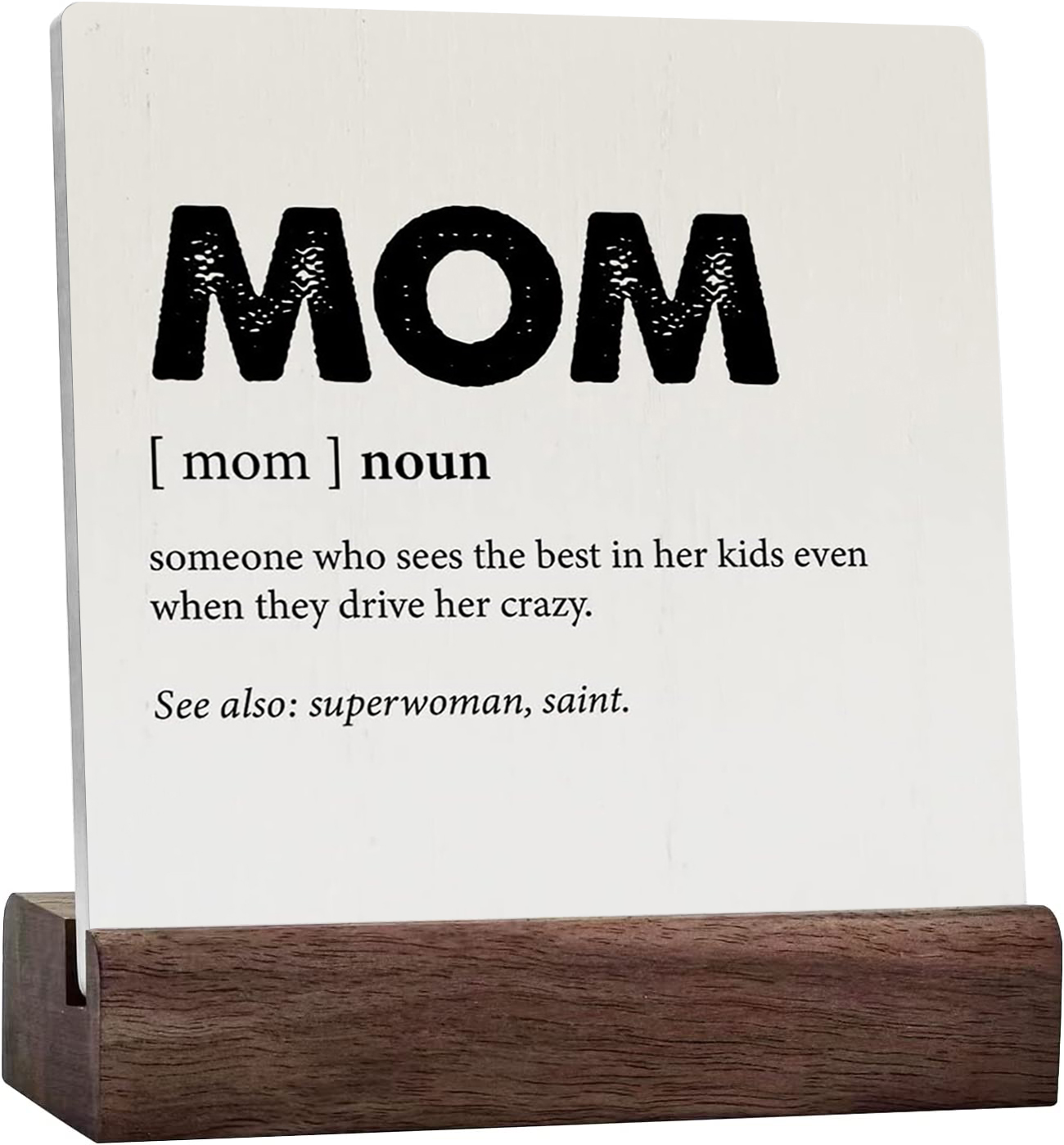 Country Mom Definition Sign Rustic Mother Ceramic Table Sign Decorative ...