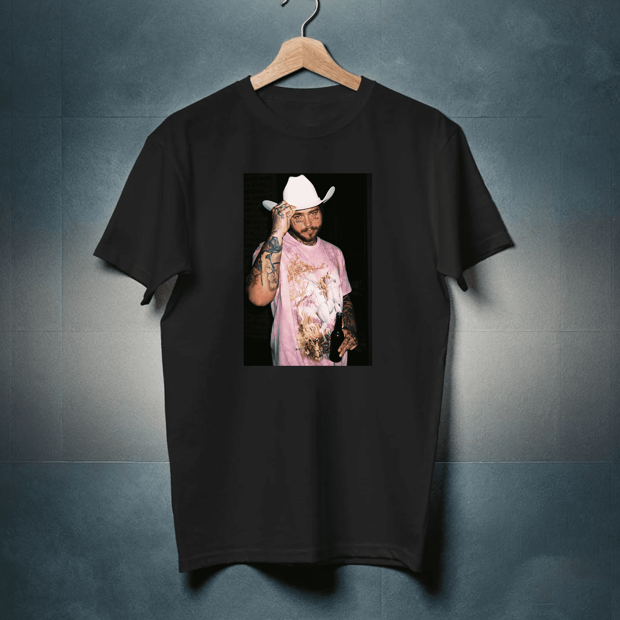 Country Music Artist-Malone Graphic Shirt, Wear Cowboy Design - Walmart.com