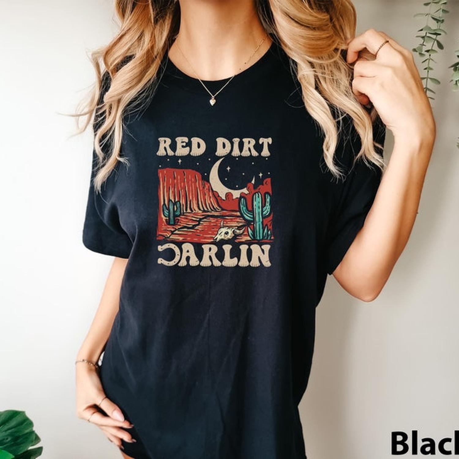 Country Music ConcerT- Shirt Red Dirt Darlin C-Actus S-outhwest scene ...
