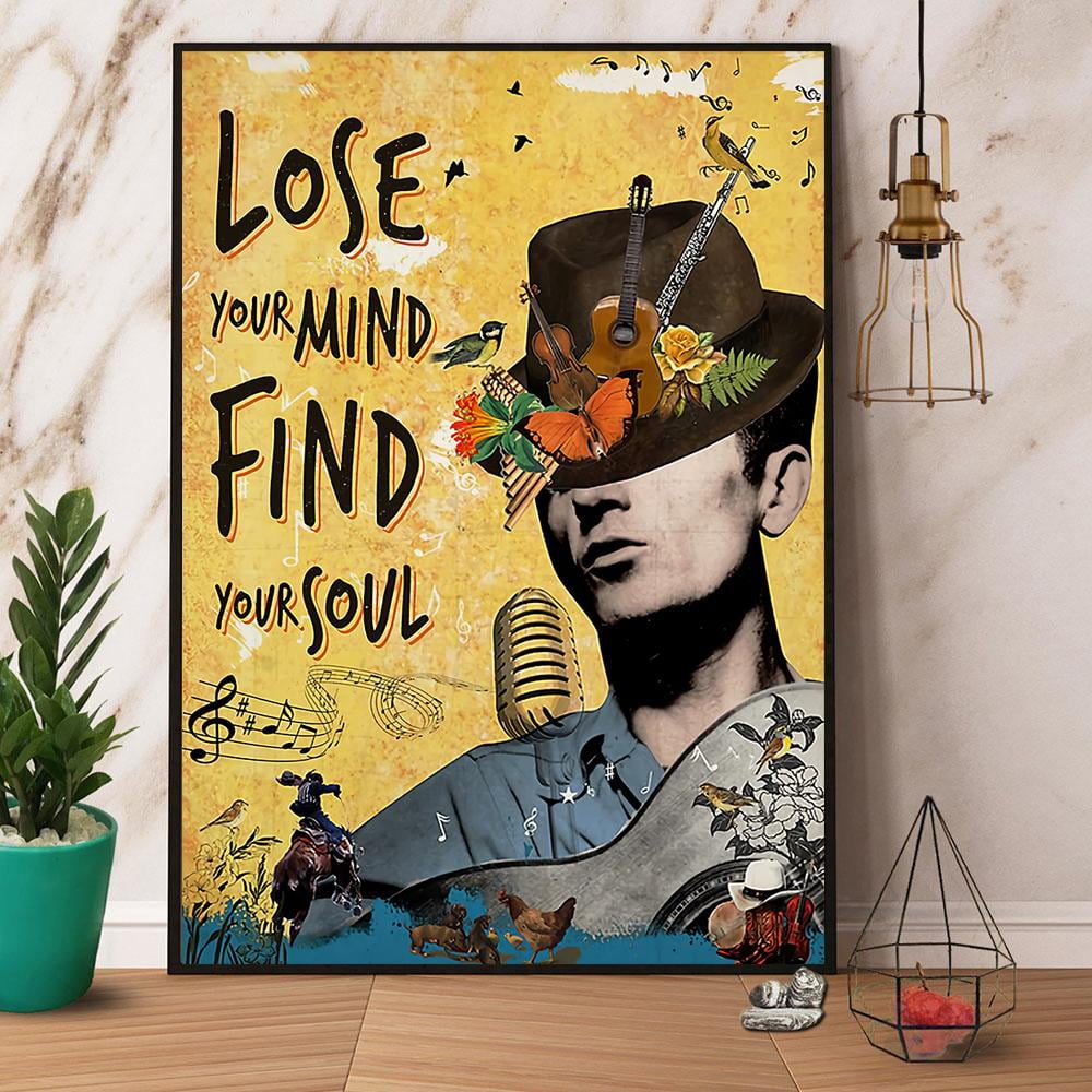 Country Music Lose Your Mind Find Your Soul Paper Poster No Frame Matte ...