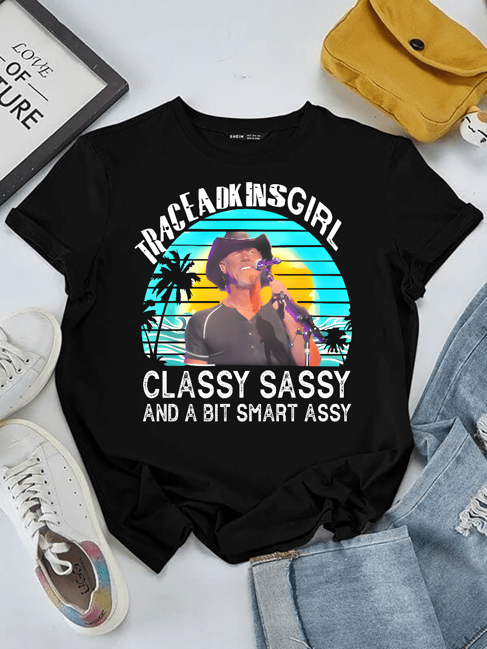 Country Music Song Girl Classy Sassy Smart Assy Unisex T-Shirt V10645 ...