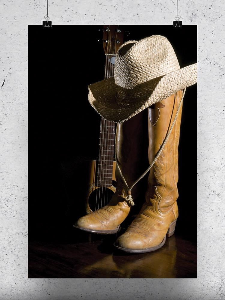 Country Music Symbols Poster -Image by Shutterstock - Walmart.com