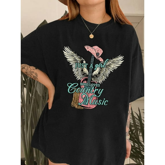 Country Music Tee - Walmart.com