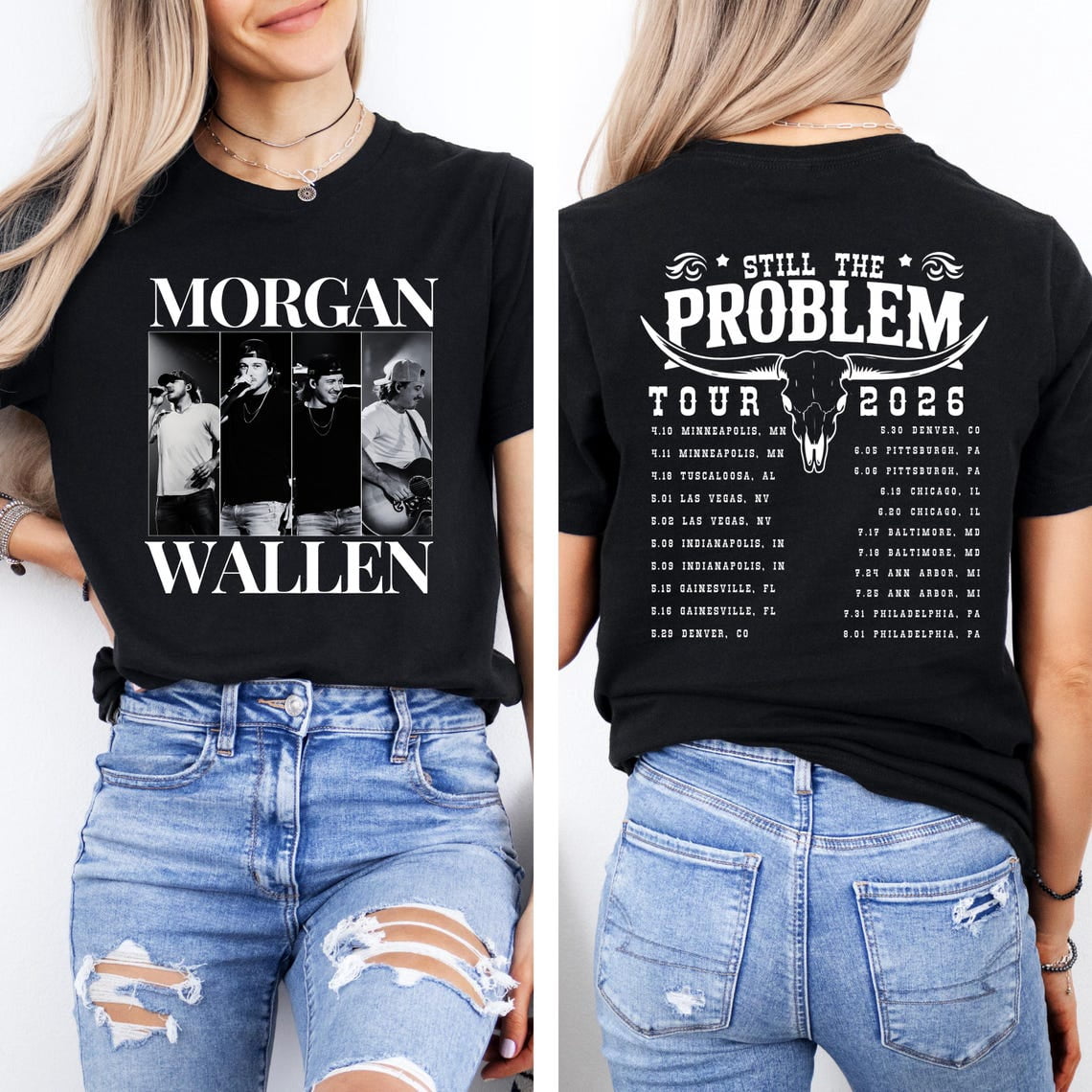 Country Music Tour 2026 T-Shirt, Still The Problem Western Concert Tee ...
