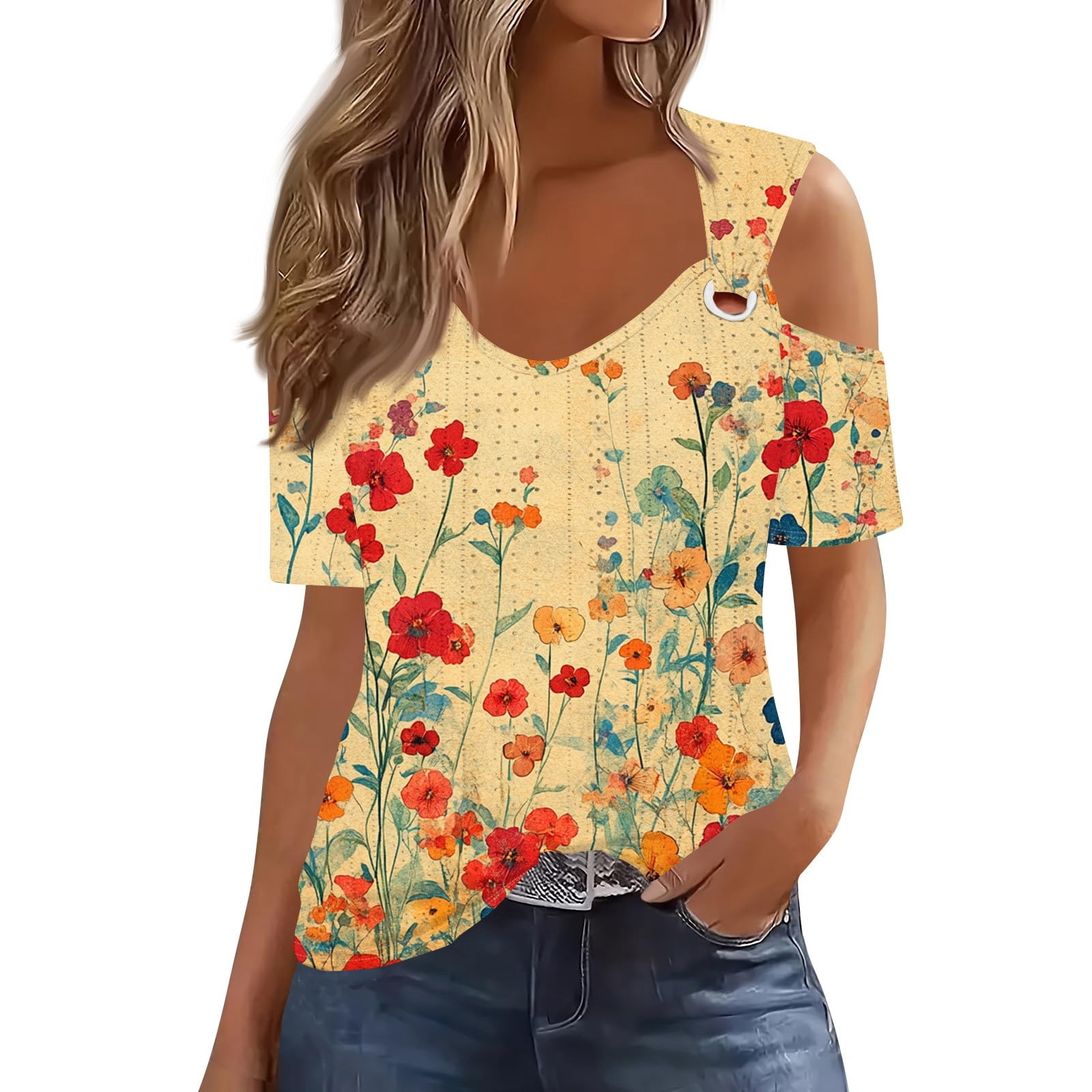 Country Outfits For Women, Backless Beach Shirts Women Tropical ...