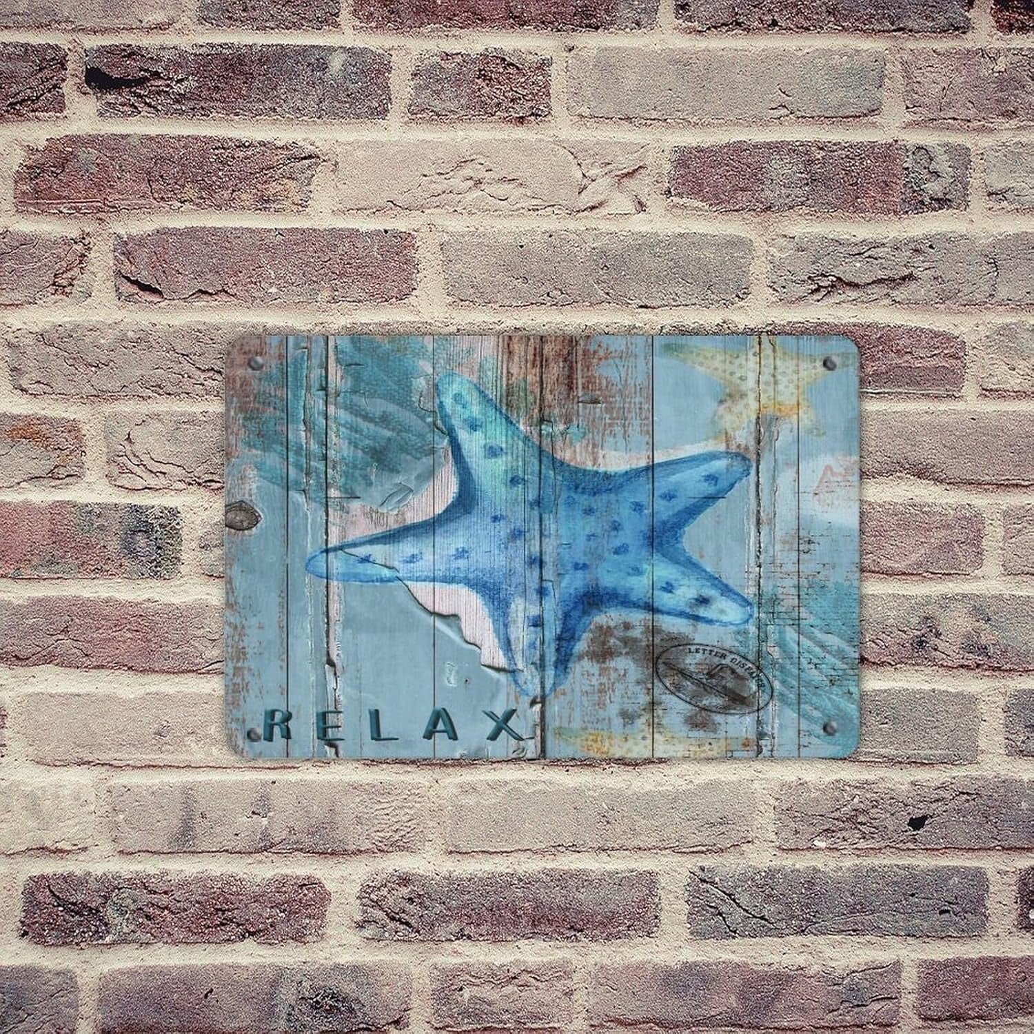Country Personalized Tin Signs Ocean Nautical Beach Theme Underwater ...