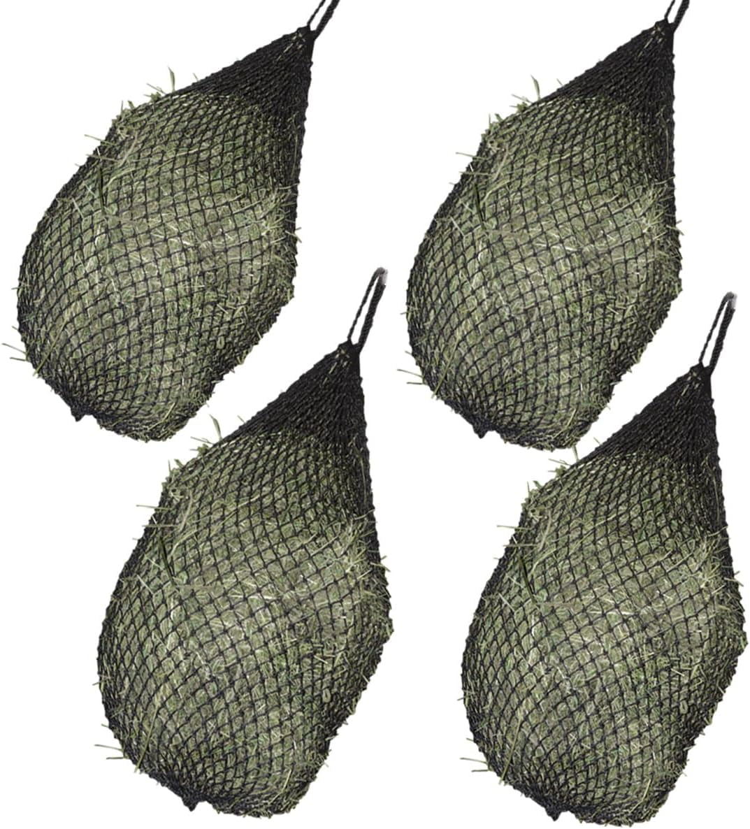 Country Pride Large Ultra Slow Feeder Hay Net, 4 Pack (Black) - Walmart.com