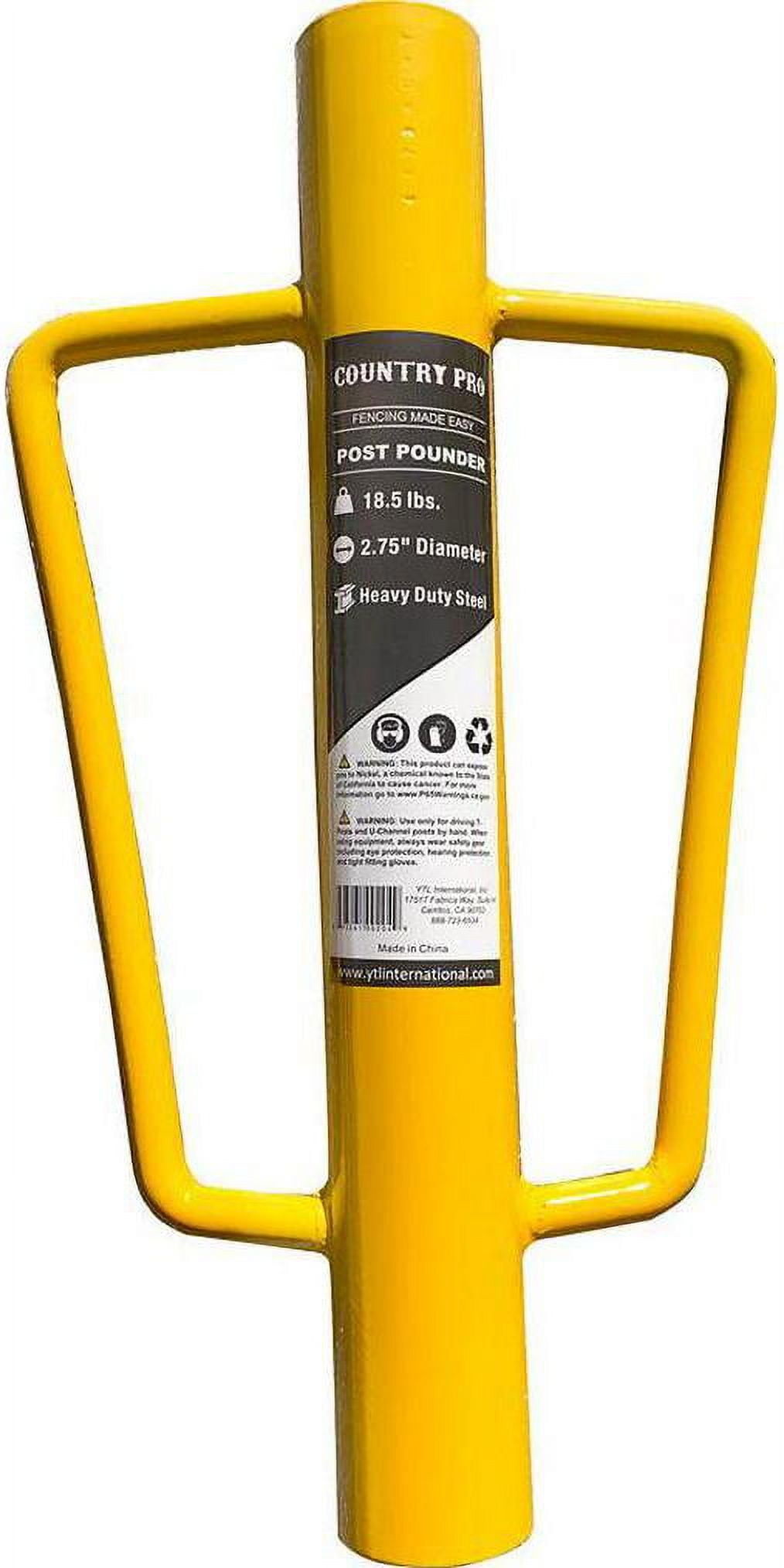 Country Pro Deluxe 18.5 lb. Fence Post Pounder, 2-3/4 in. Main Tube ...