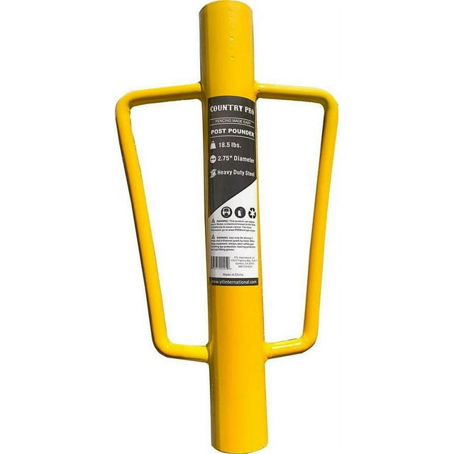 Country Pro Deluxe 18.5 lb. Fence Post Pounder, 2-3/4 in. Main Tube ...