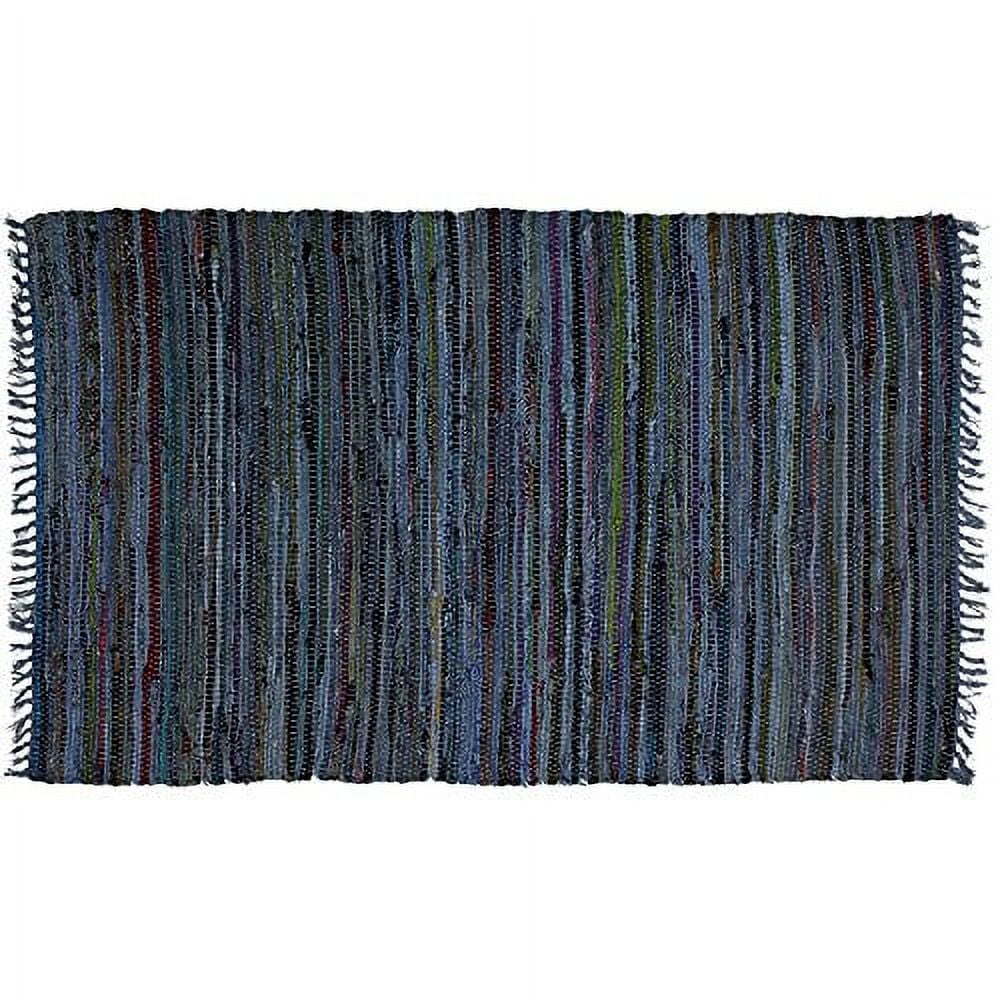 Country Rag Rugs in Denim 2' x 3' - Walmart.com