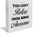 Country Retirement Wood Box Sign Decor Desk Sign You Can't Retire From ...