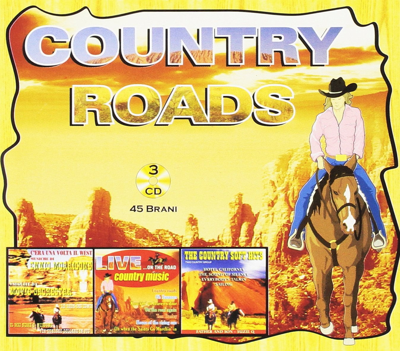 Aa.Vv-Country Roads 45 Brani 3cd Country Roads 45 Brani (CD) - Walmart.com