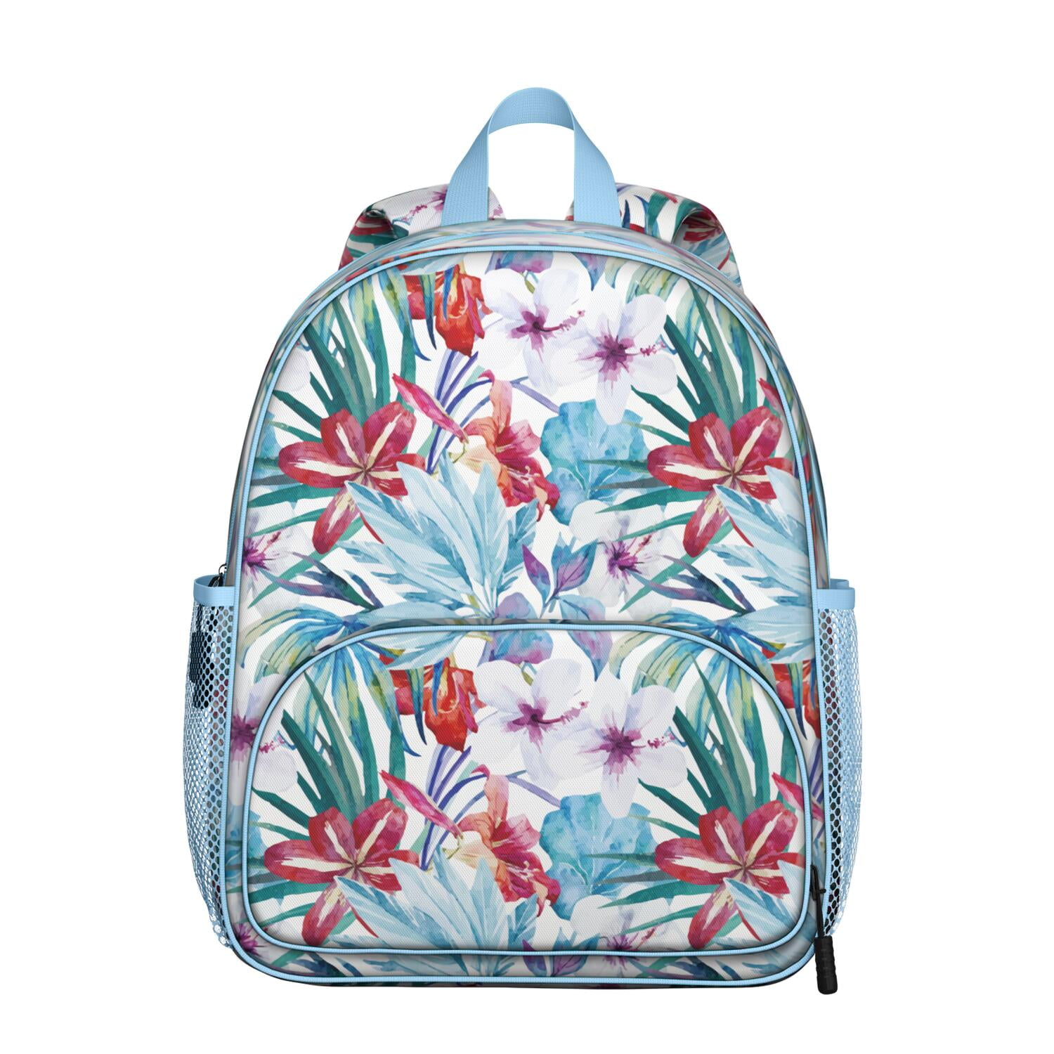 Country Rustic Floral Students Backpack - Boho Tropical Flower and ...