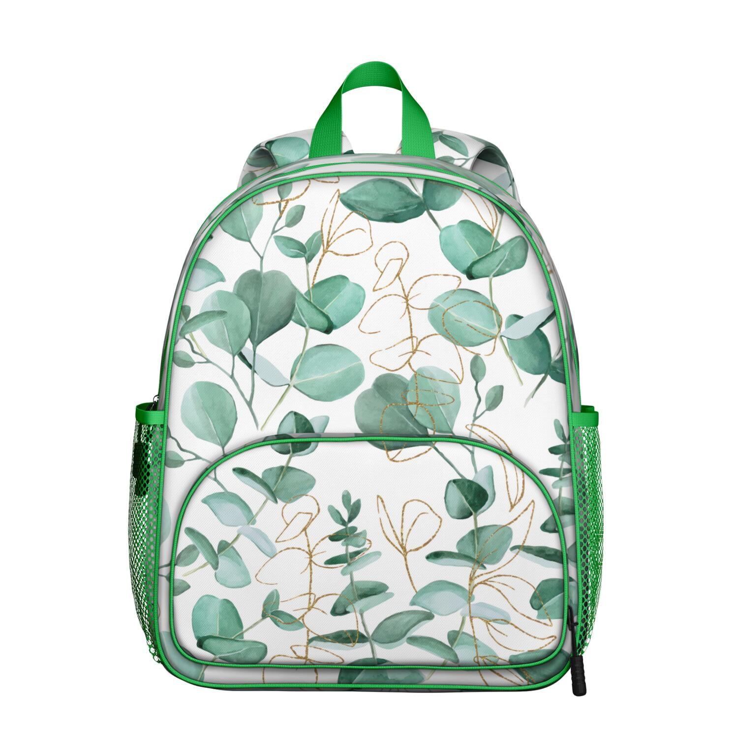 Country Rustic Students Backpack - Watercolor Floral and Hummingbird ...