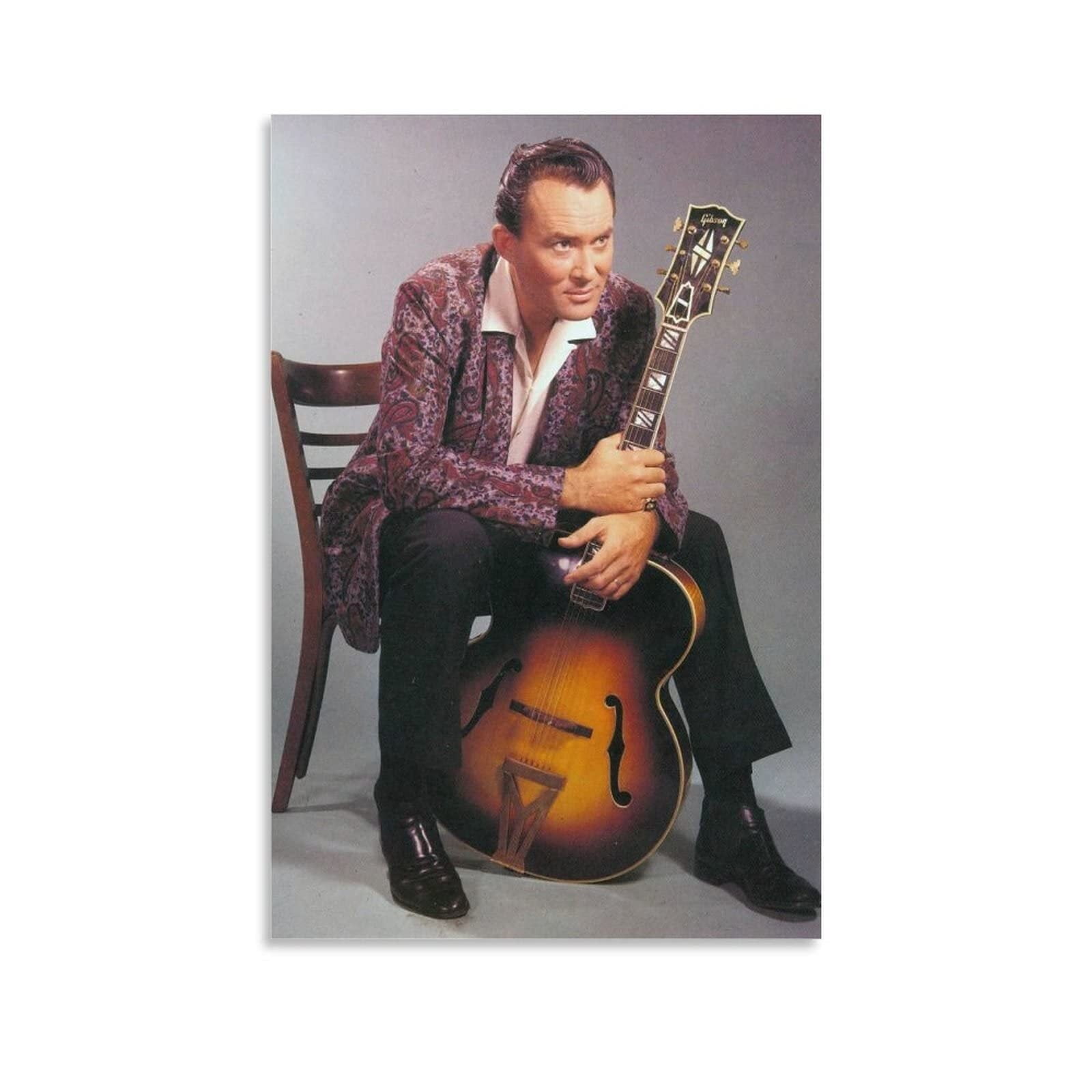 Country Singer Don-Gibson 1960s Retro Poster Poster Canvas Picture ...