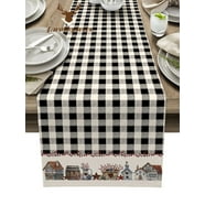 Rustic Forest Table Runner, Vintage Lodge Forest Cabin Country Hunting ...