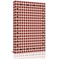 Country Star Canvas Wall Art for Living Room, Berry Red Buffalo Plaid ...