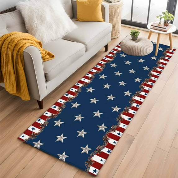 Country Star Farm Kitchen Runner Rug 2x6 Washable Runners for Hallway ...