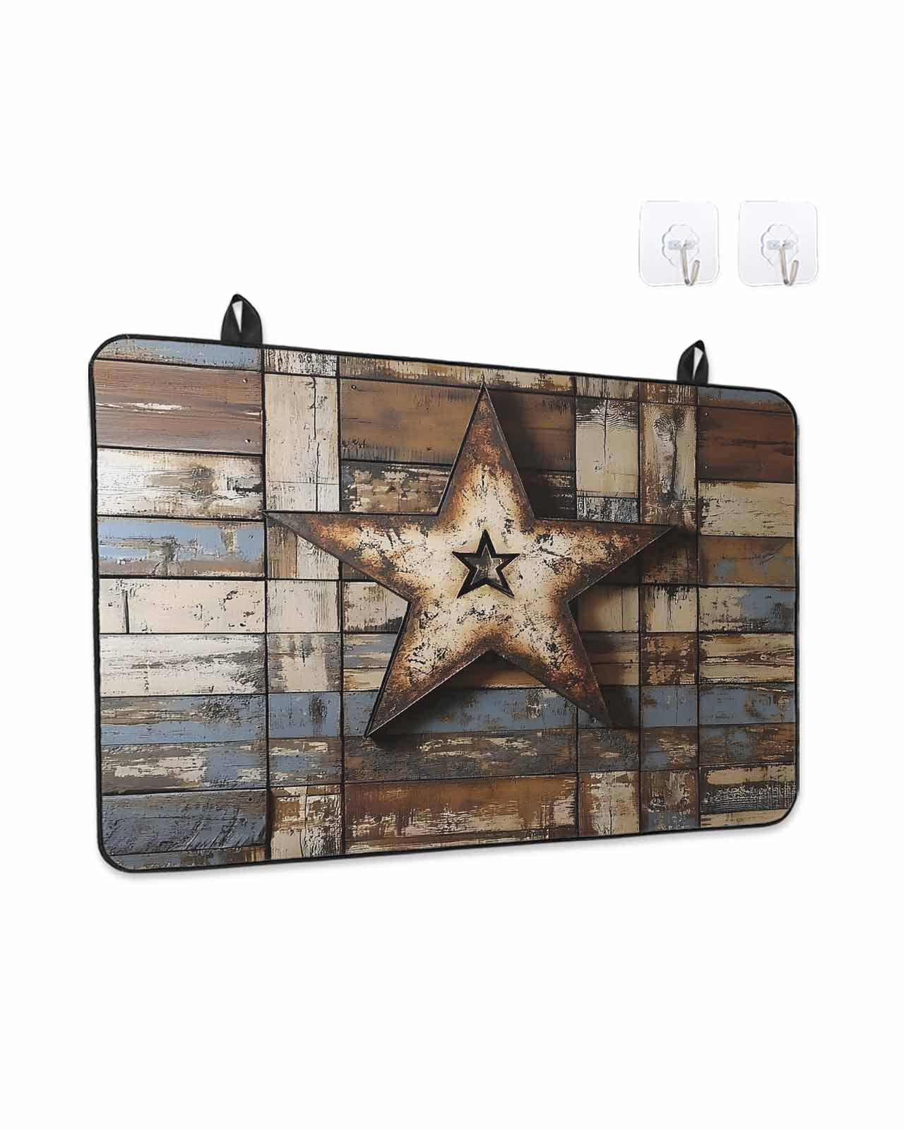 Country Star Retro Stove Top Covers for Electric Stove, Kitchen Glass ...