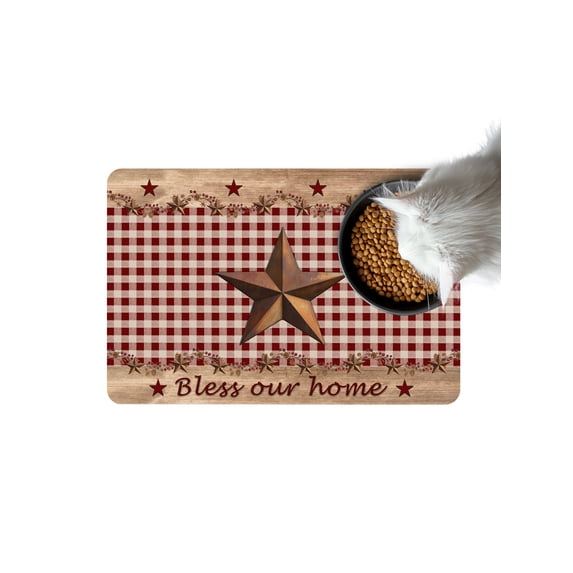 Country Stars Doormat Non Slip Diatomaceous Earth Door Mat Absorbent ...