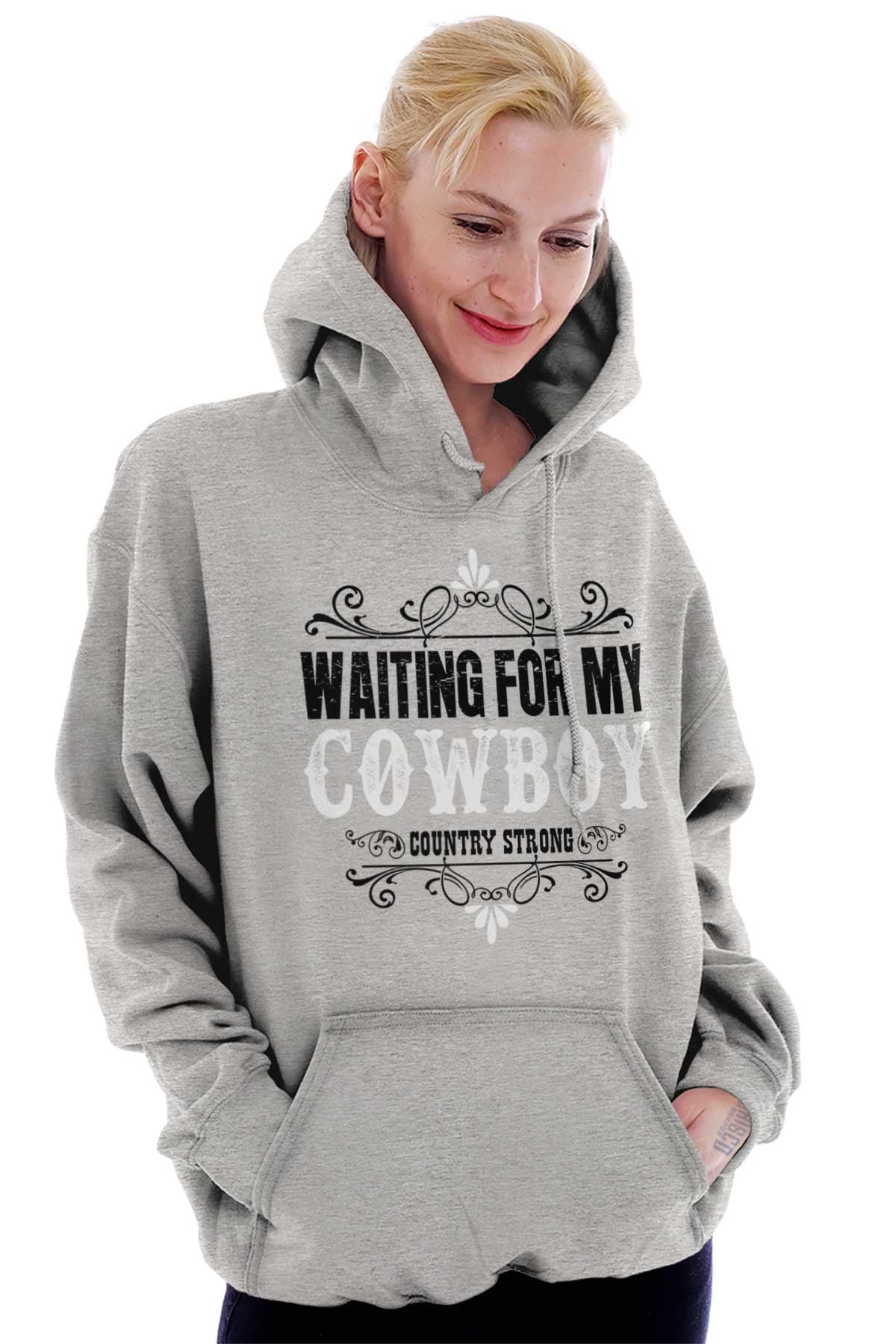 Country Strong Waiting For My Cowboy Women Plus Size Graphic Pullover ...
