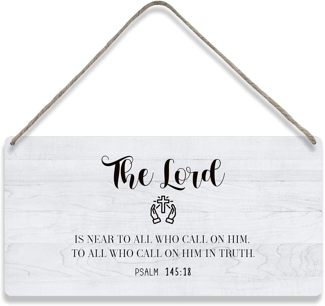 Country Style Bible Verse Wall Decor the Lord is Near to All Who Call ...