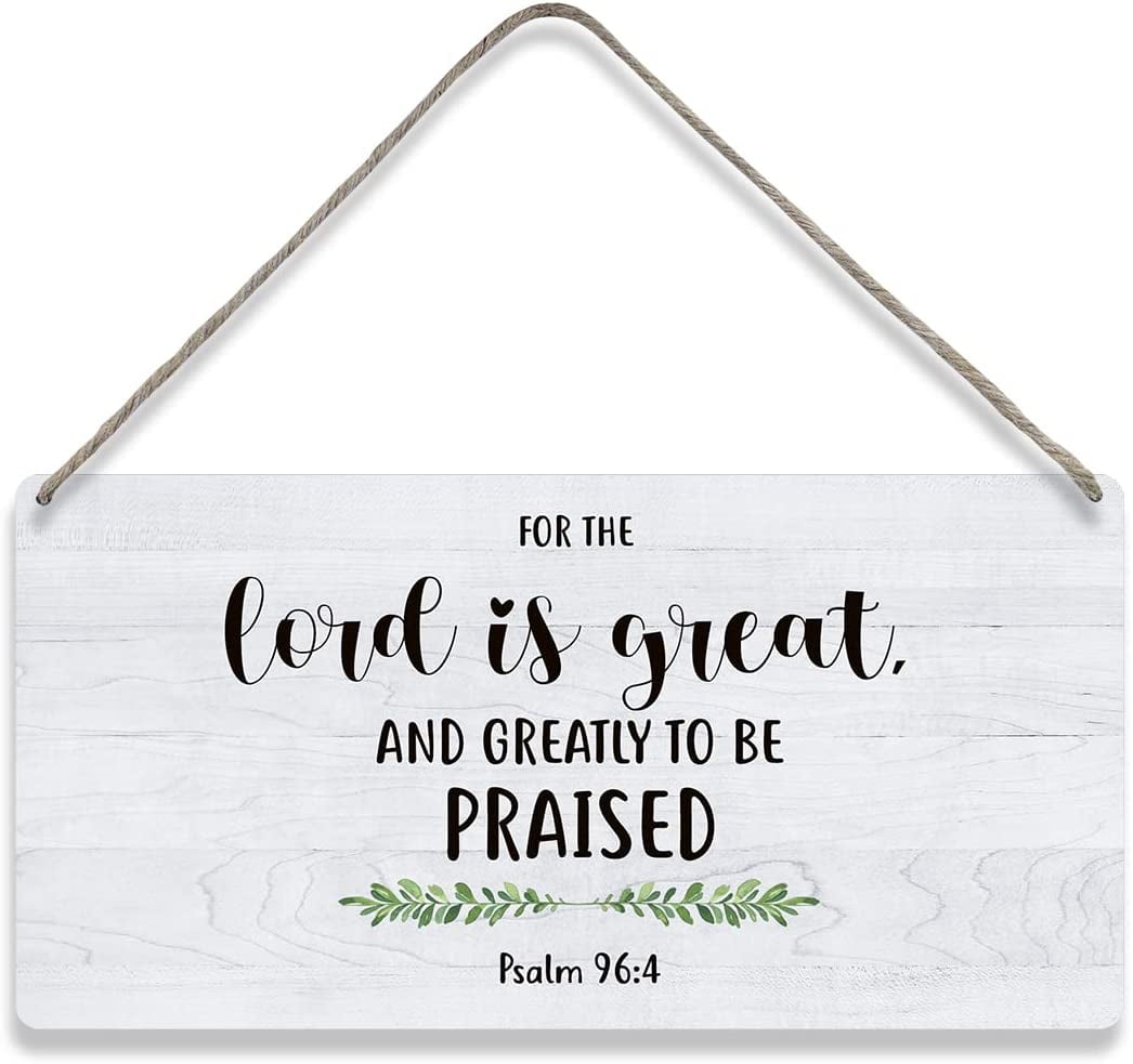 Country Style Bible Verse Wall Decor Psalm 964 Scripture Wooden Signs ...