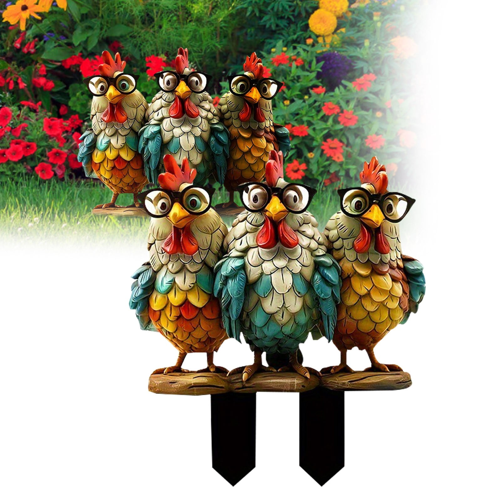 Country Style Garden Decorative Ground Insert for Pots Durable Acrylic ...