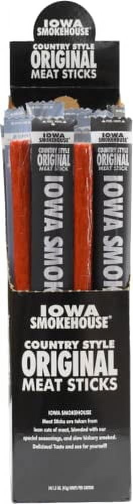 Country Style Meat Sticks, Original - 24 Individually Wrapped Sticks ...