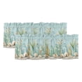 Country Style Valances for Window 2 Pack, Glass Bottle Daisy Flowers ...