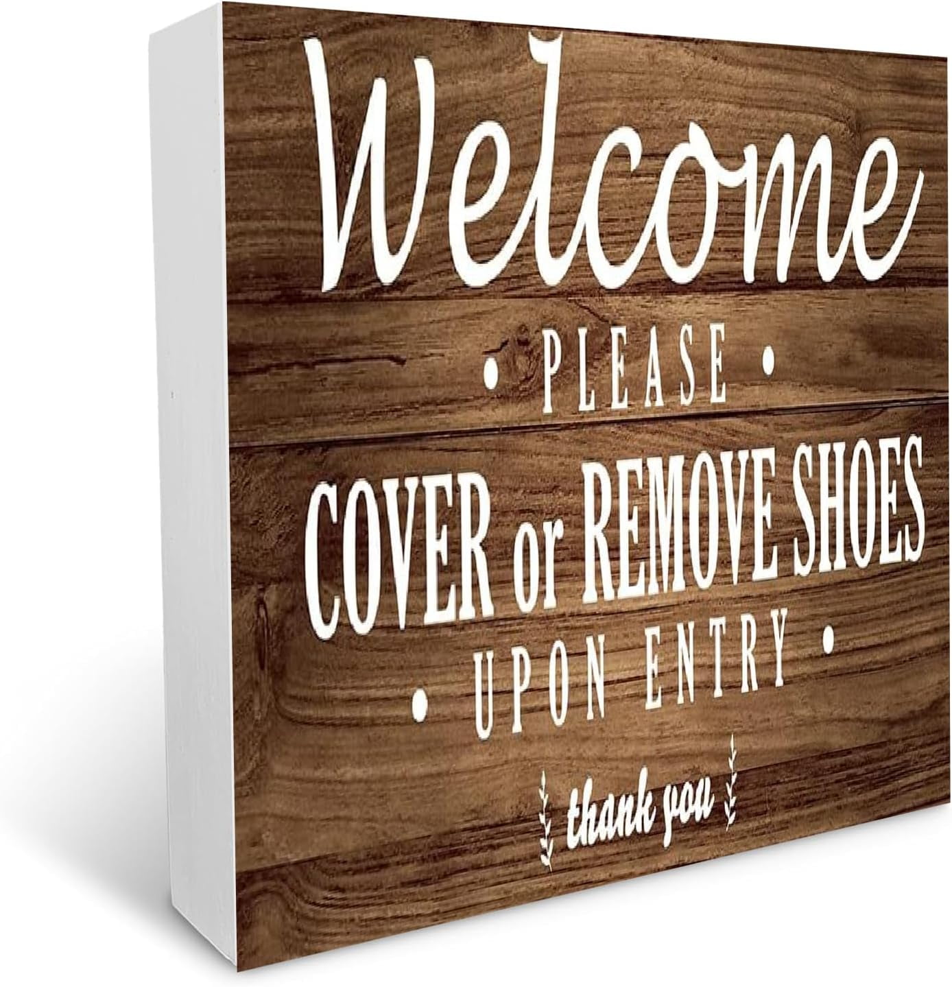 Country Style Wall Decor Remove or Cover Shoes Wooden Box Signs ...