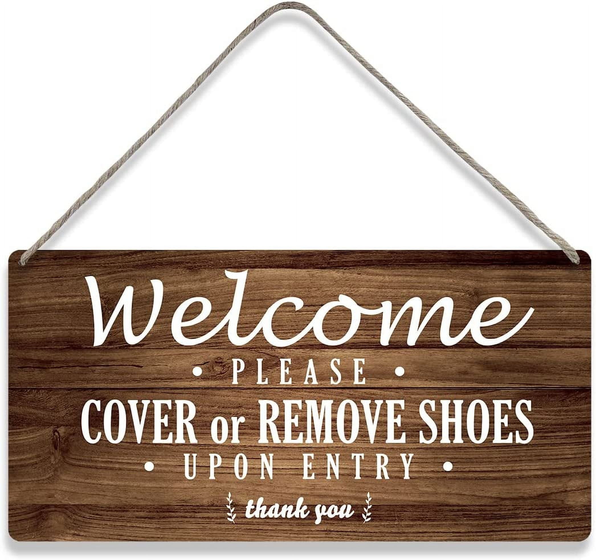 Country Style Wall Decor Remove or Cover Shoes Wooden Signs Positive ...