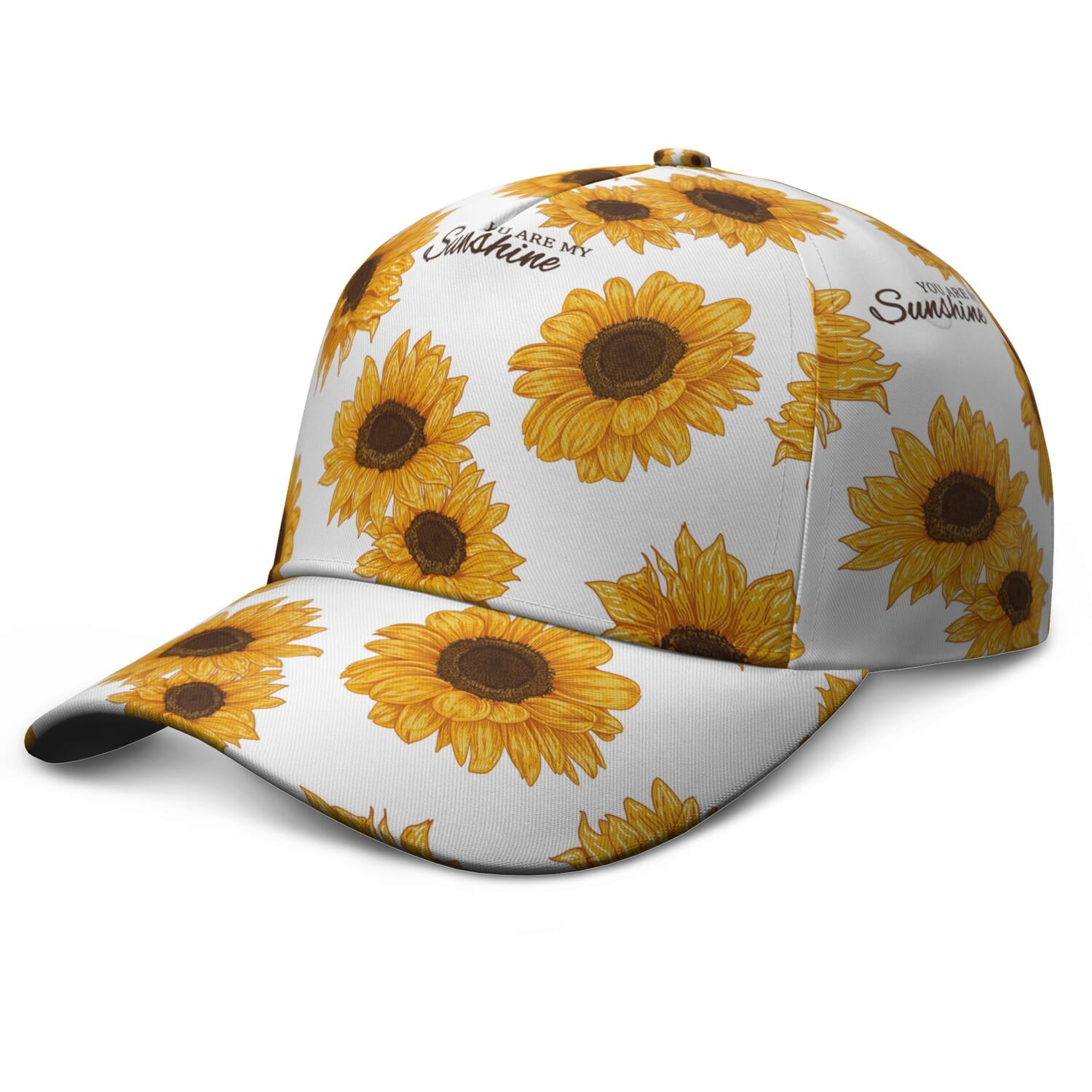 Country Sunflower Farm Theme Dad Hat - Adjustable Snapback Cap for ...
