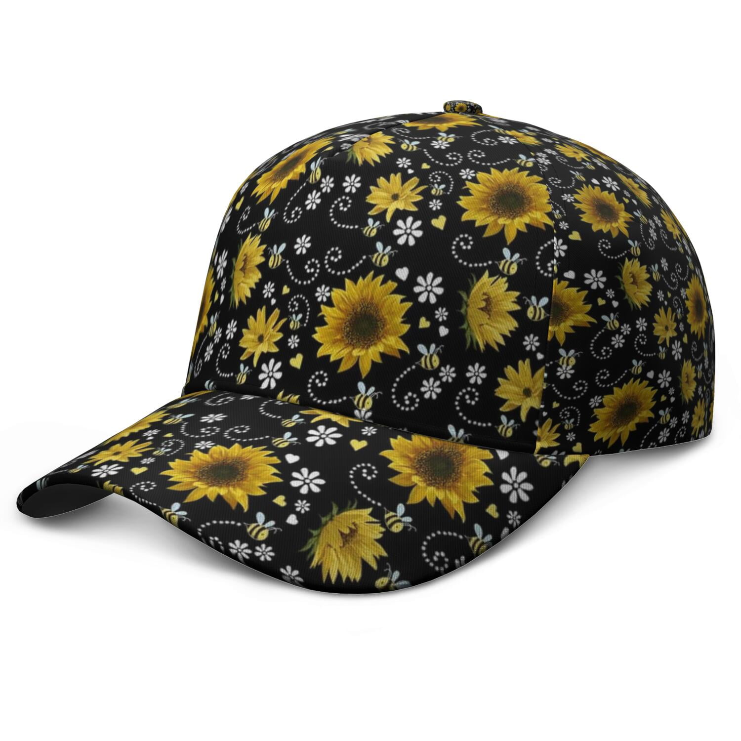 Country Sunflower Farm Theme Dad Hat - Adjustable Snapback Cap for ...