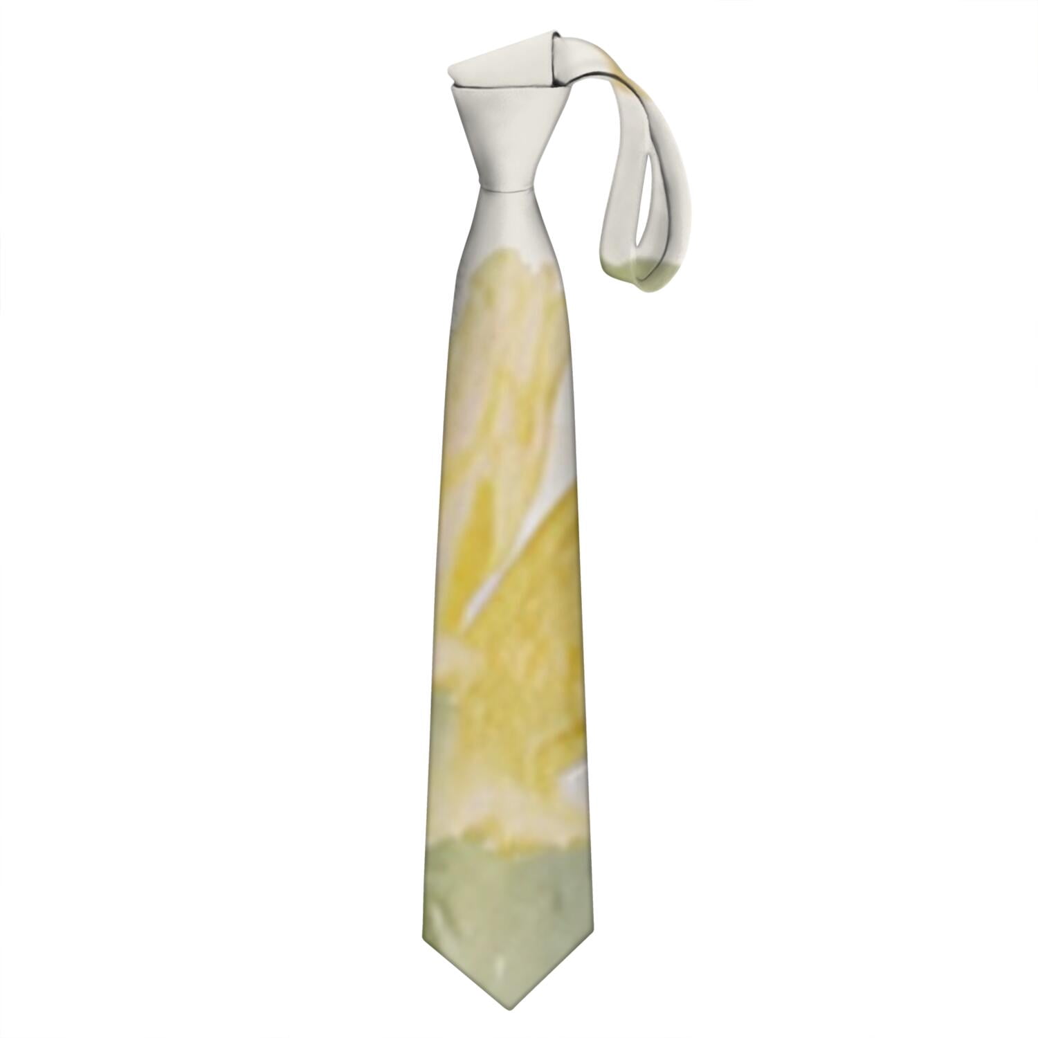 Country Sunflower Farm Theme Men's Tie - Elegant Satin Wedding ...