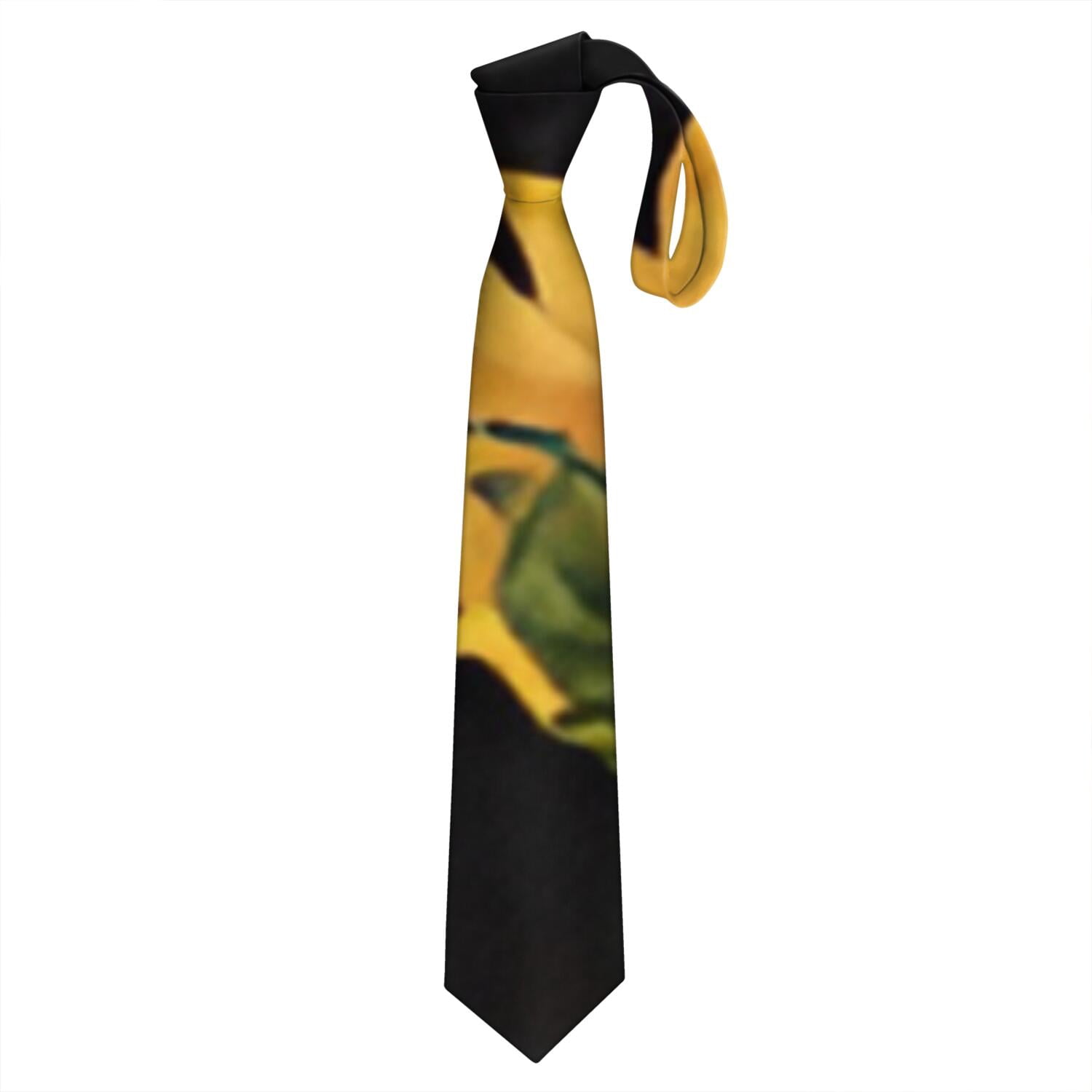 Country Sunflower Farm Theme Men's Tie - Elegant Satin Wedding ...