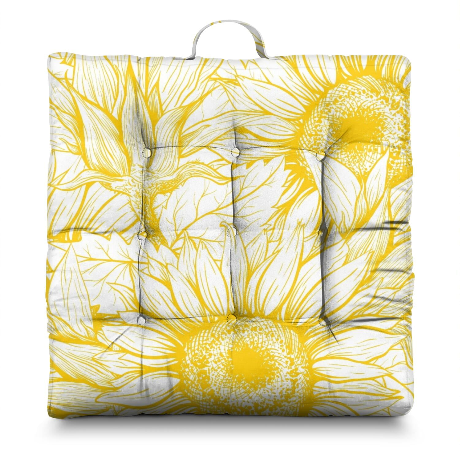 Country Sunflower Farm Theme Tatami Mat - Soft & Supportive Floor ...