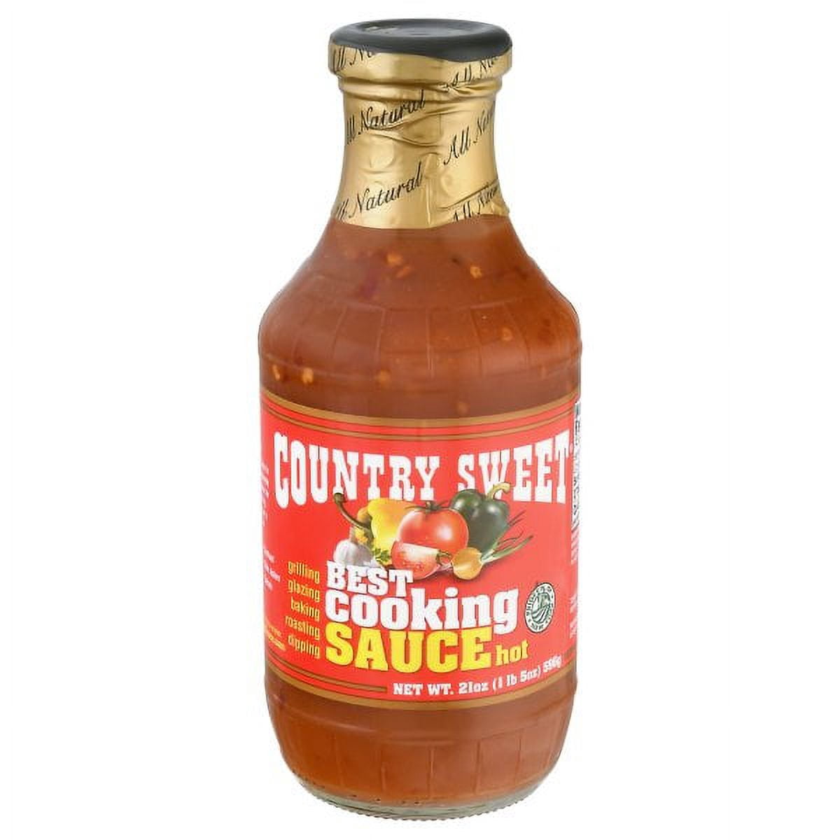 Country Sweet Sauce - Premium Cooking and Finishing Sauce (Hot, 21 ...