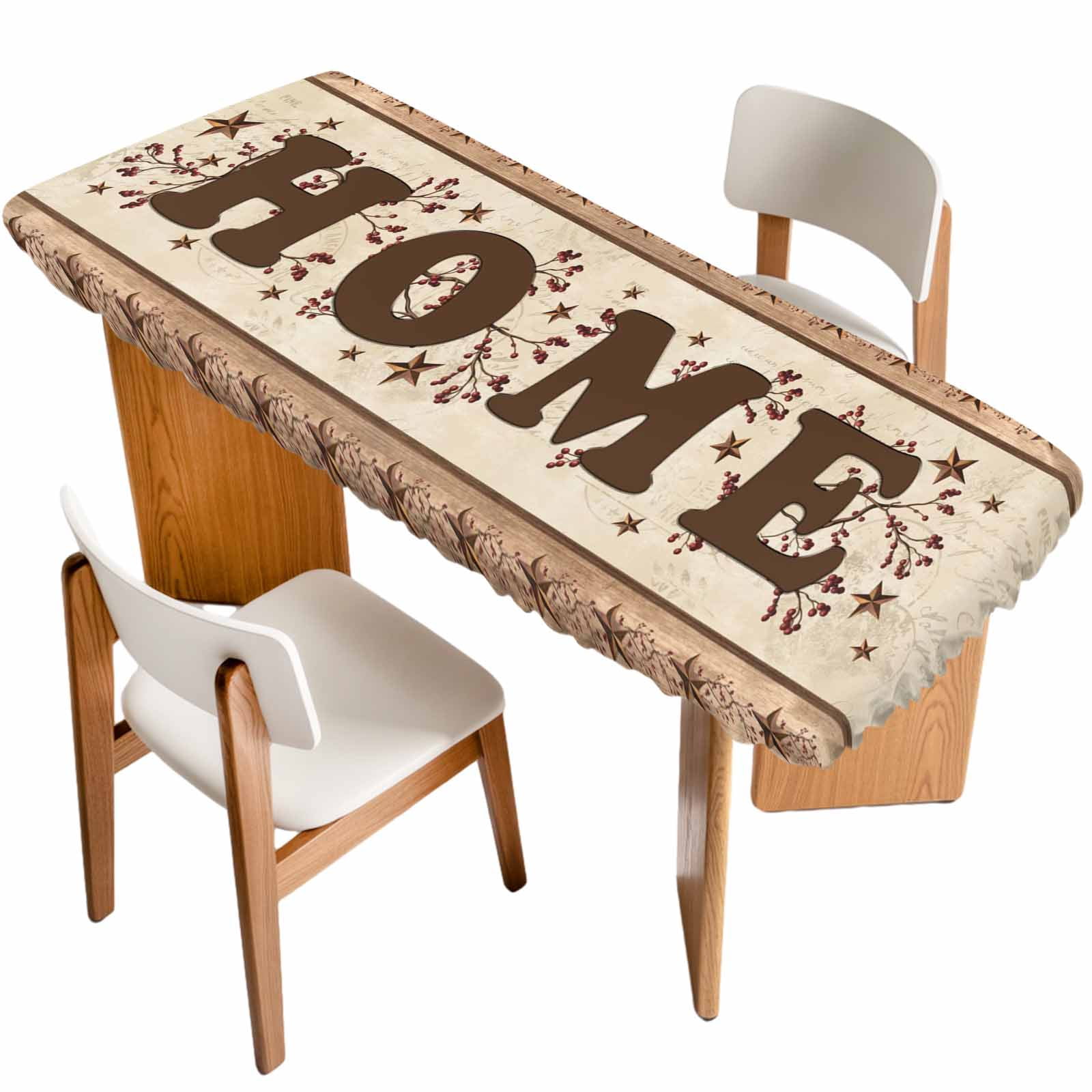 Country Table Cloths for 8 Foot Rectangle Tables, Texas Star Plants ...