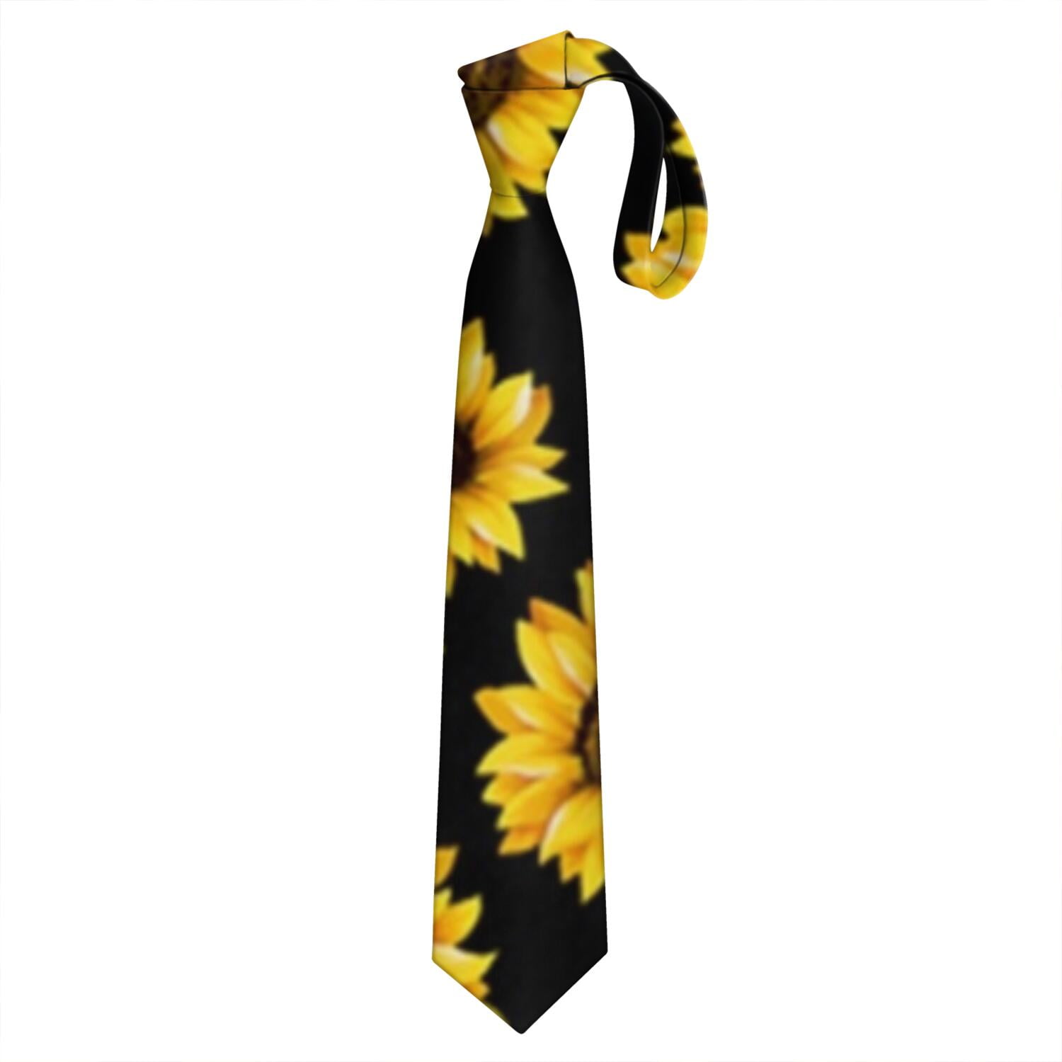Country Tie & Skinny Tie Bundle: Flower Garden Necktie, Easy to Match ...