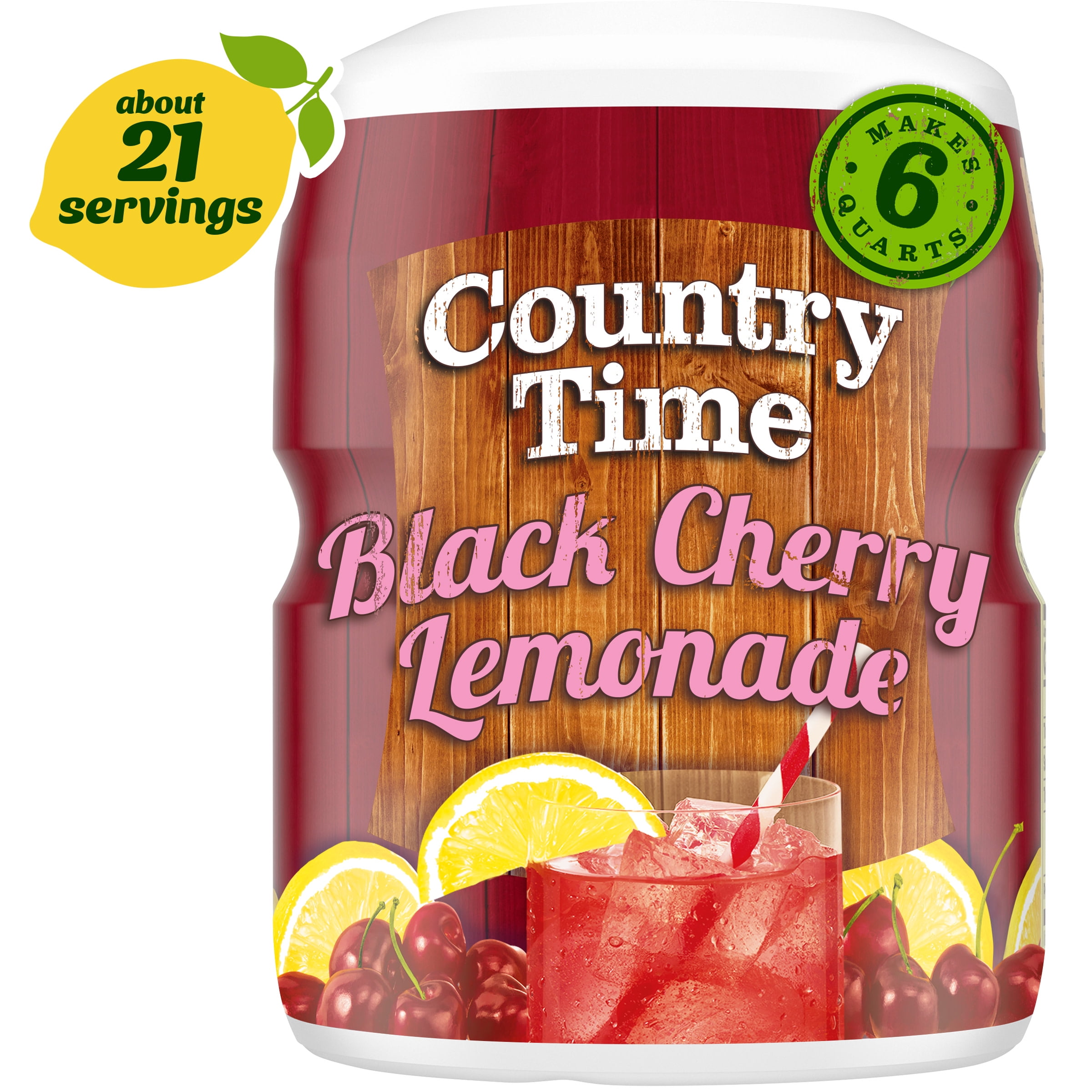 Country Time Black Cherry Lemonade Naturally Flavored Powdered Drink ...