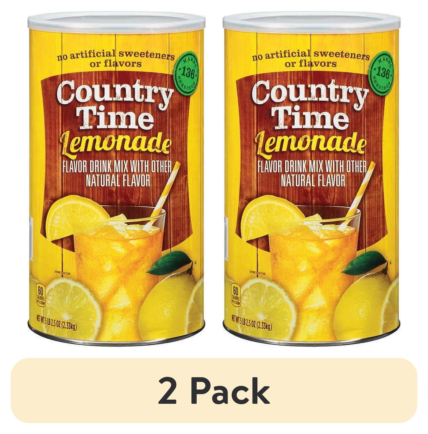 (2 pack) Country Time Lemonade Drink Mix, 82.5 oz - Walmart.com